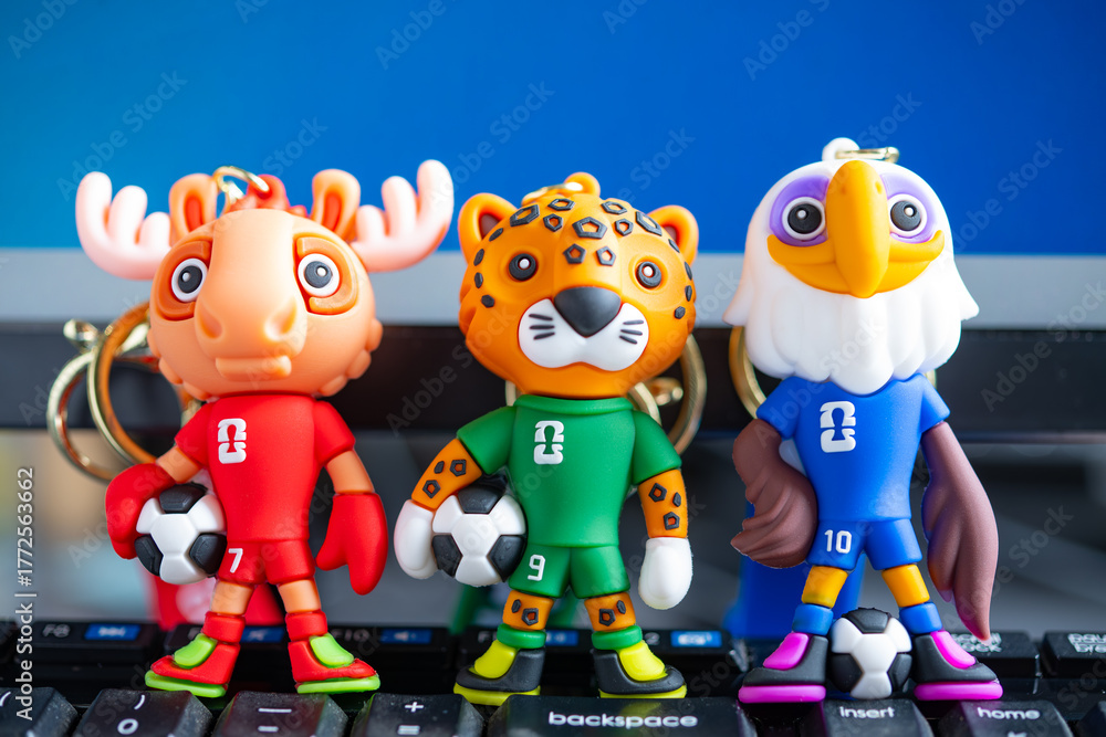Photo Stock ZHONGSHAN China-October 17 2025: official mascots for the ...