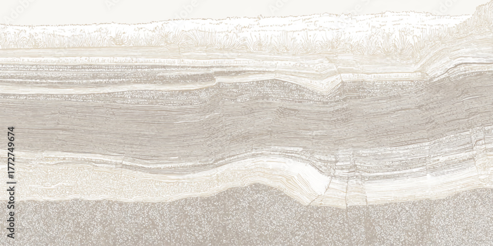 marble texture Cross section of earth layers with strata and geological ...