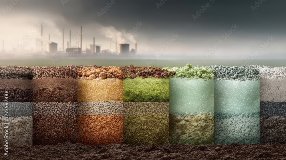 Anaerobic Food Waste Digestion: Lineup of cross-section digester ...