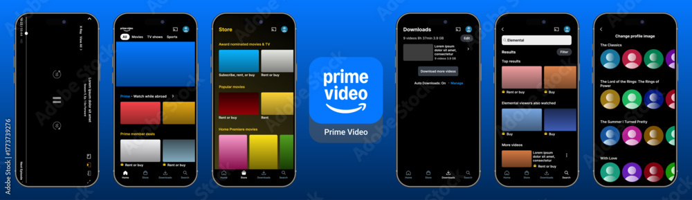 Amazon Prime Video App Interface on iPhone 17 Pro Max — Streaming ...