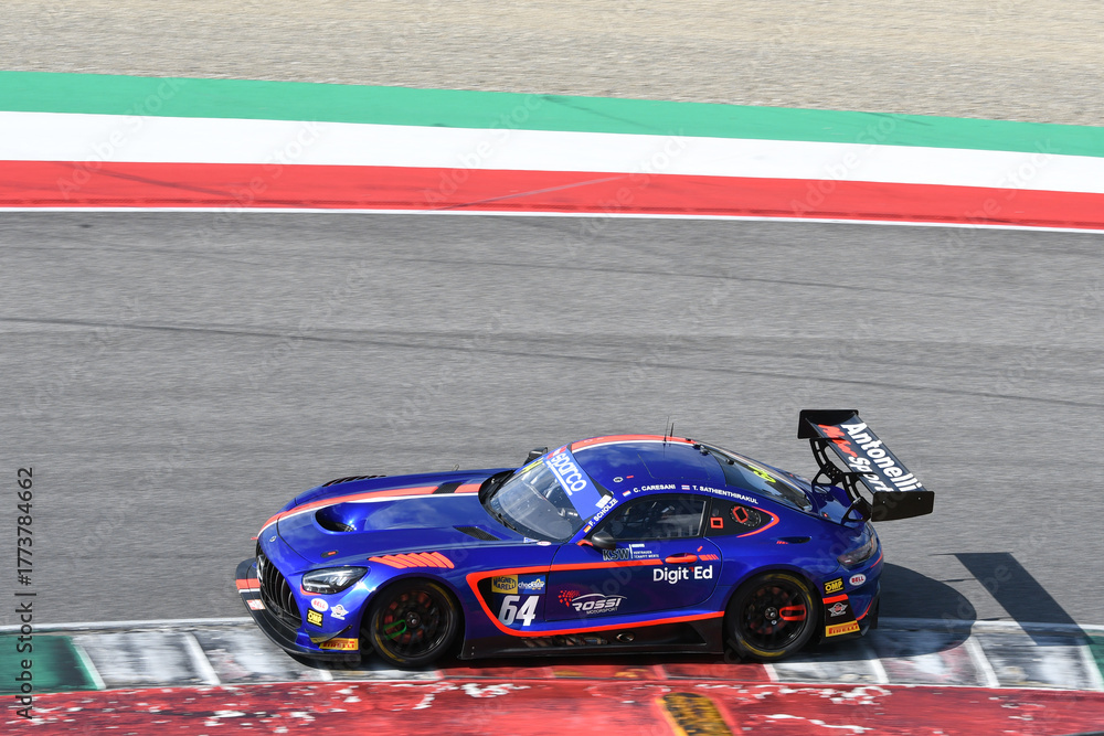 Scarperia, Italy - September 14th 2025: Mercedes AMG GT3 of team AKM ...