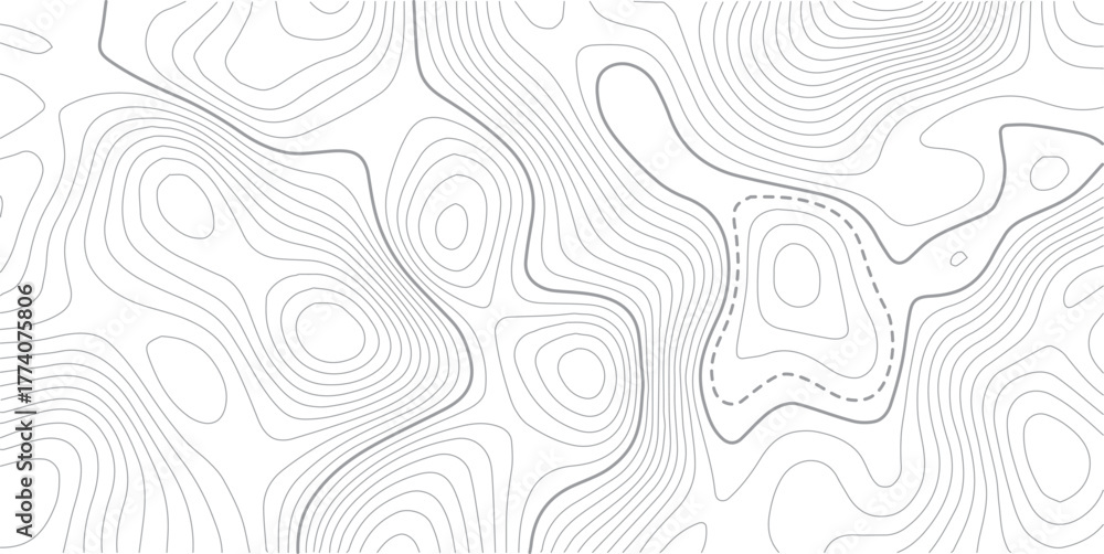 Topographic map background. Geographic line map with elevation ...