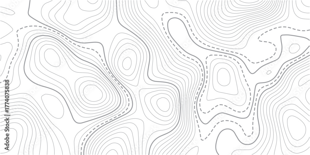 Topographic map background. Geographic line map with elevation ...