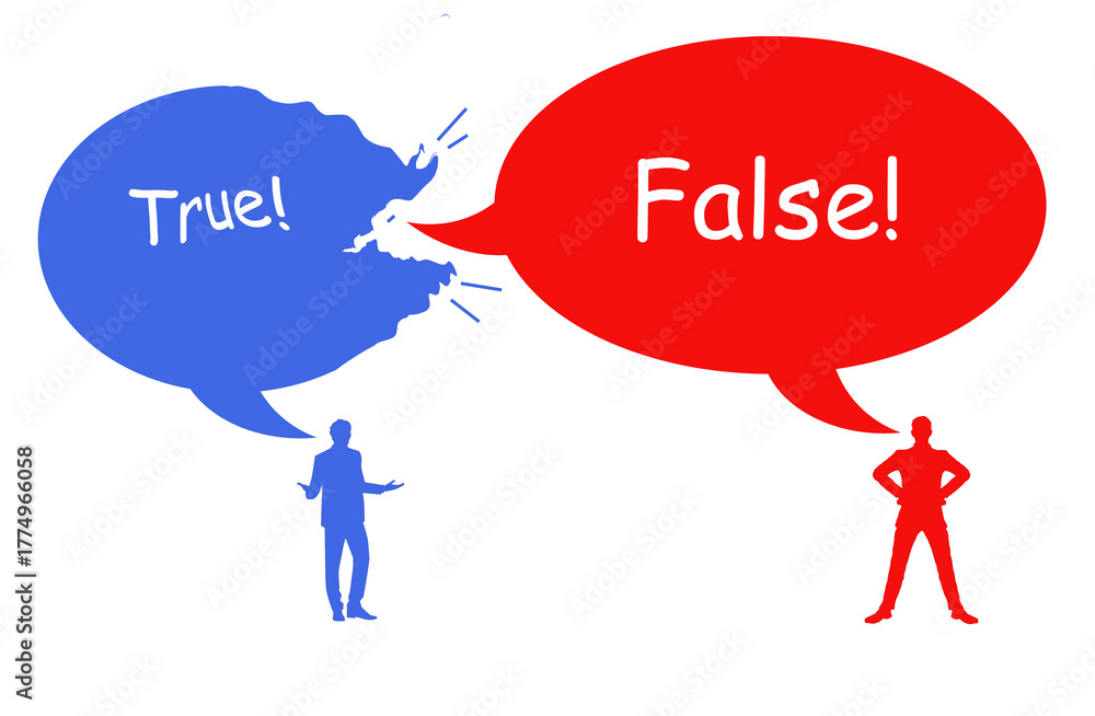 Two men are seen in a debate with one candidate bursting the speech ...