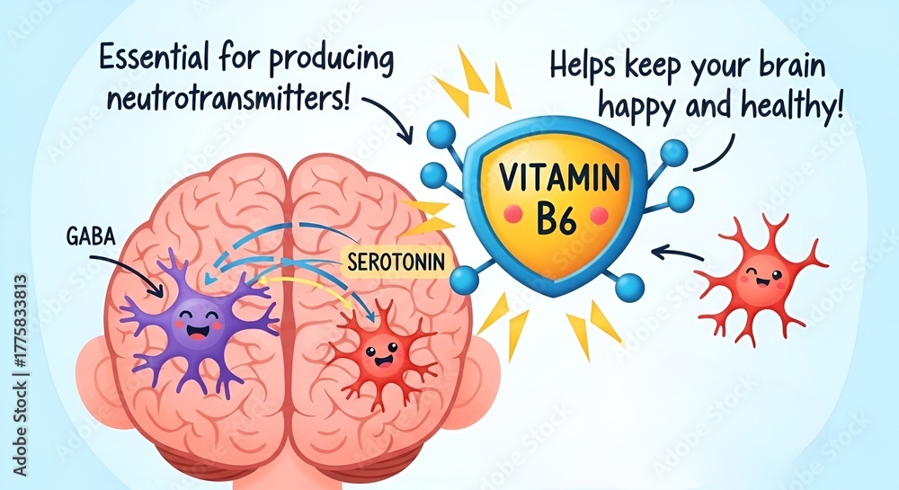 Vitamin B6 Benefits for Brain Health and Neurotransmitter Production ...