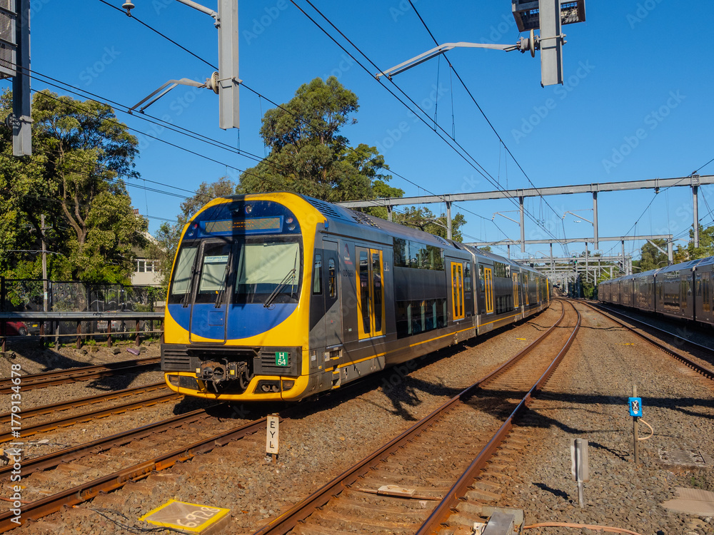Photo Stock 5 November 2025 passenger Train going through Summer Hill ...