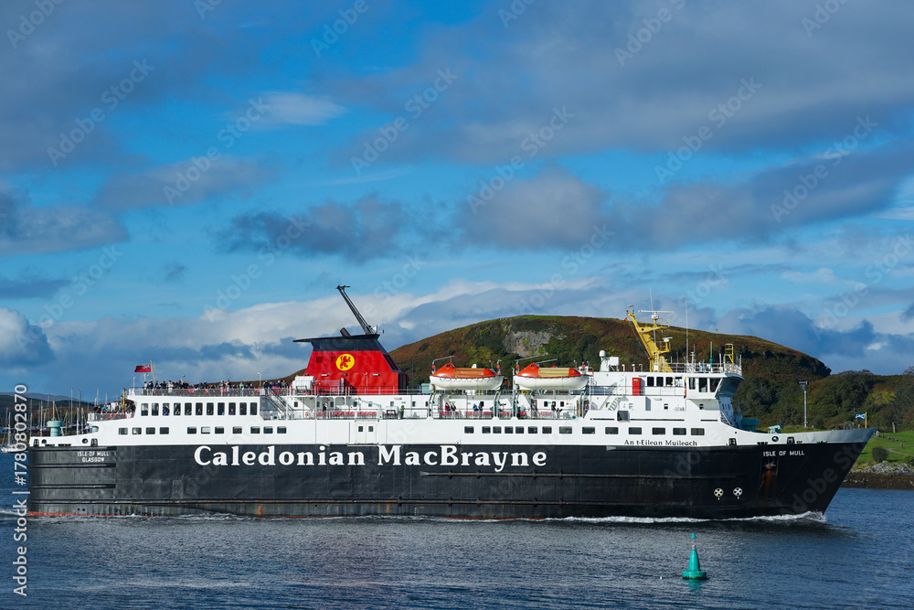 Oban, Scotland - September 20 2025: The Caledonian MacBrayne ferry ...