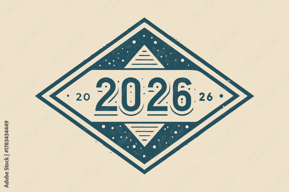 Vetor 2026 Happy New Year,2026 new year typography,2026 T-shirt design ...