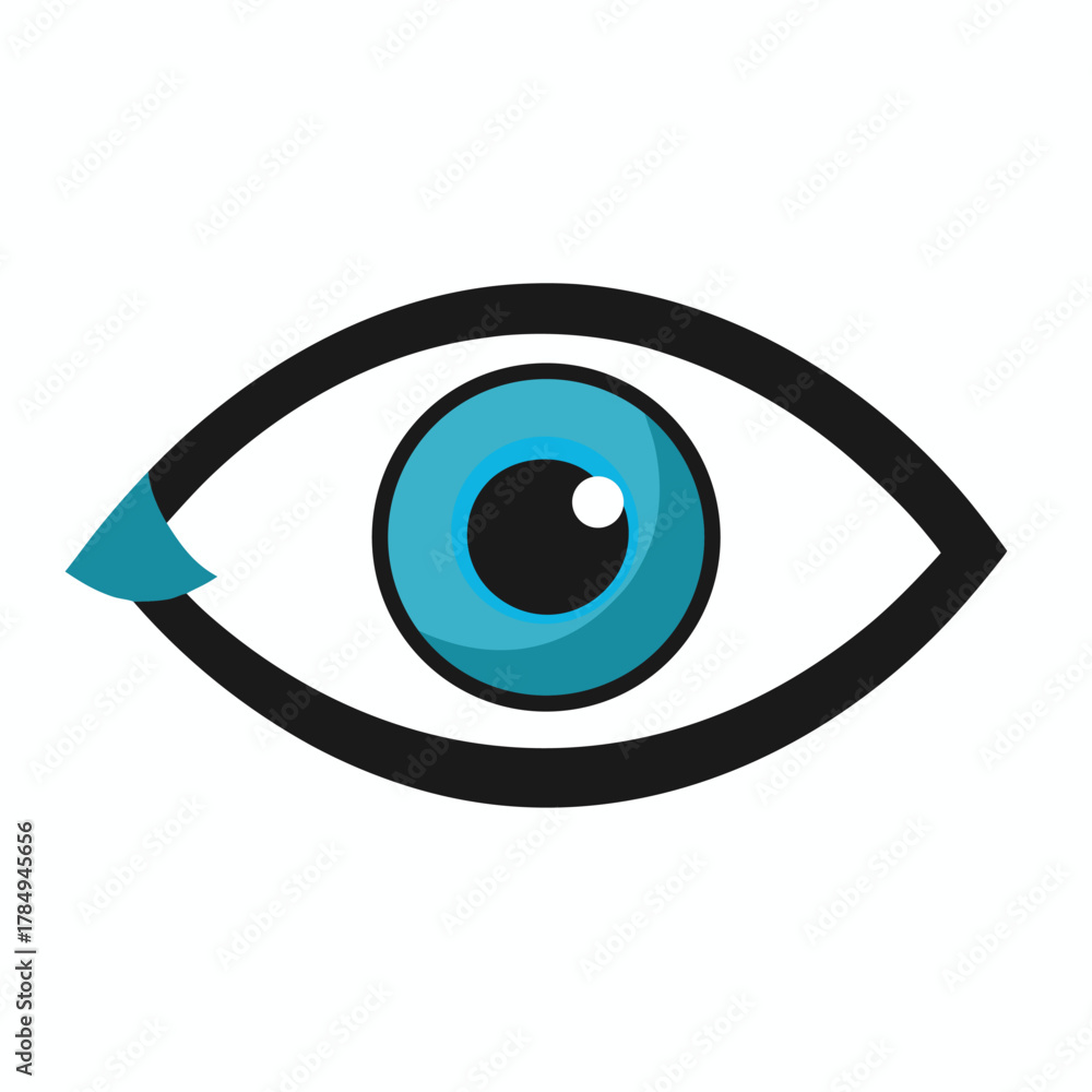 Eye Vector Illustration ? Cartoon, Clipart & Line Art Design for Print ...