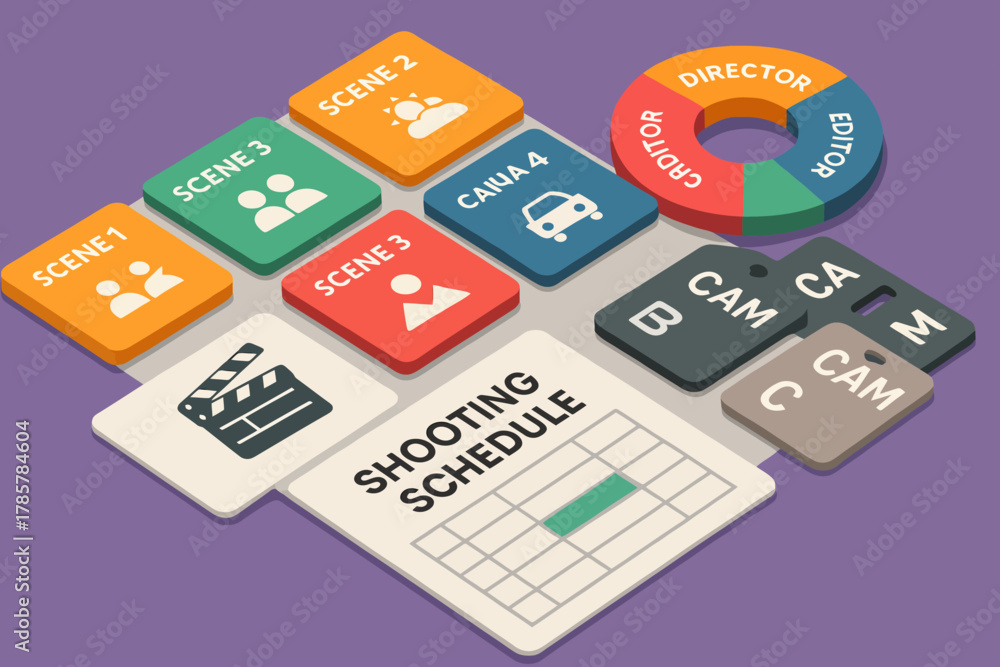 Shooting schedule and team roles in film production planning ...