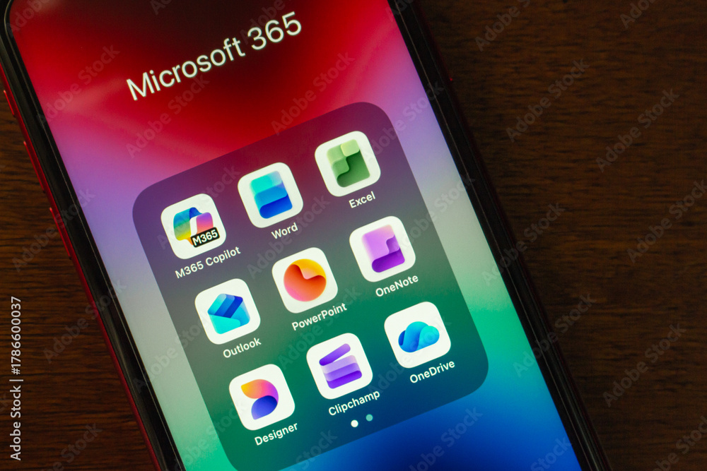 Quito, ECUADOR - Oct 28 2025 : Close-up of a smartphone displaying ...