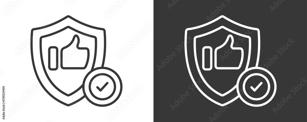 Reliability Icon Set Vector Collection Isolated In Black And White ...