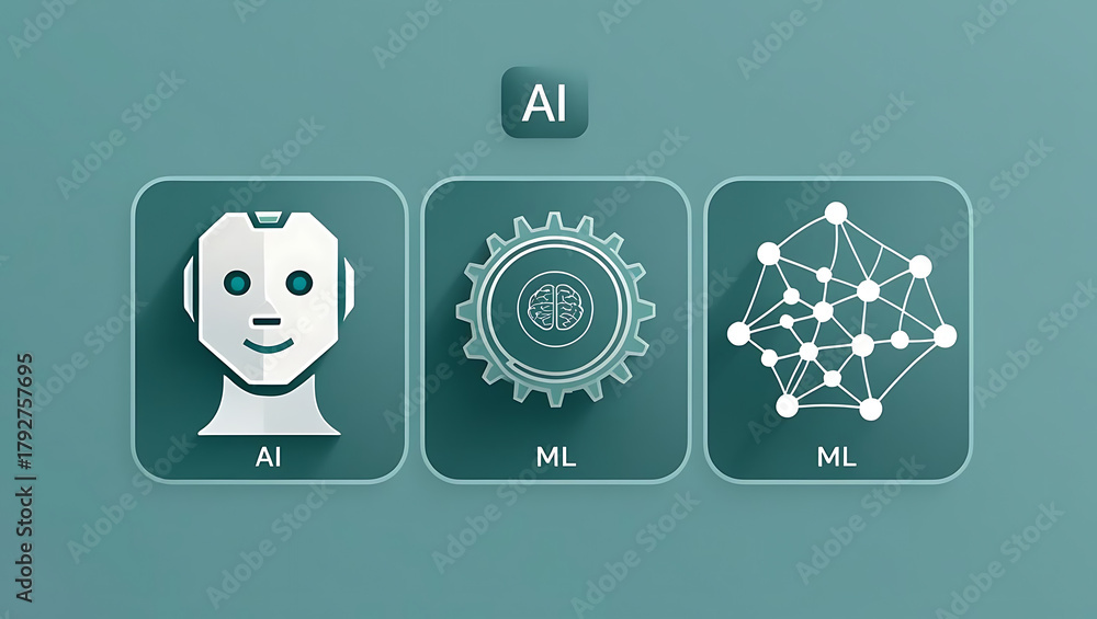 Stock-Illustration „Modern All-in-One Artificial Intelligence Toolkit ...