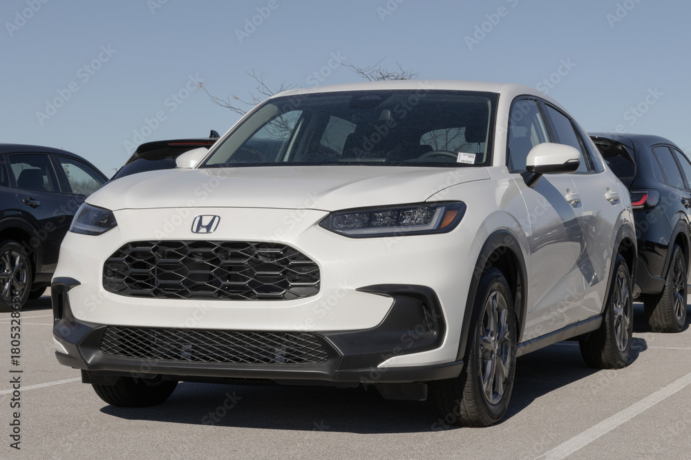 Honda HR-V AWD LX Compact Crossover SUV display. Honda offers the HRV ...