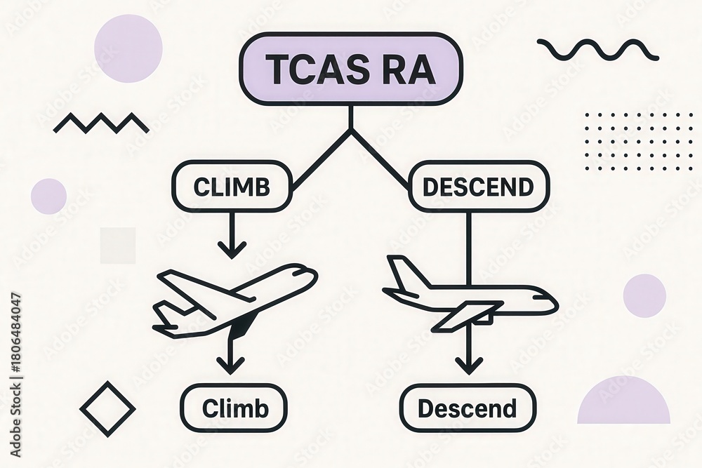 Visual Explanation of TCAS RA Flight Regulation with Illustrative Climb ...
