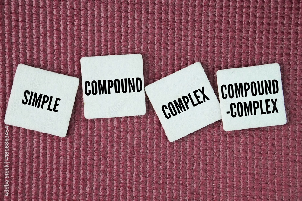 Photo Stock What are the 4 grammatical structures? There are four types ...