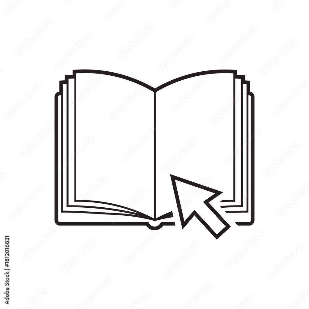 Stock-Foto „Internet education concept icon, e-learning resources and ...