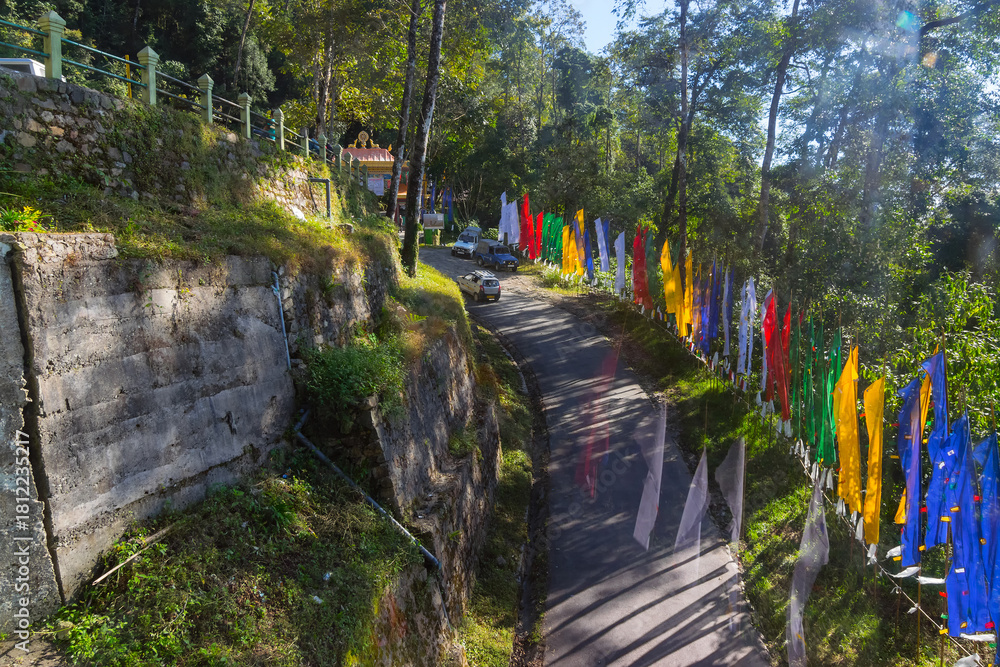 Stock-Foto „NAMCHI, SIKKIM, INDIA - OCTOBER 20, 2016 : Ropeway ...