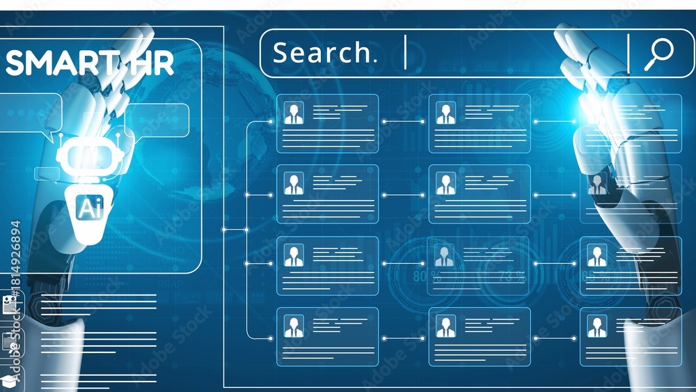 Smart HR system using AI and digital platforms for efficient ...