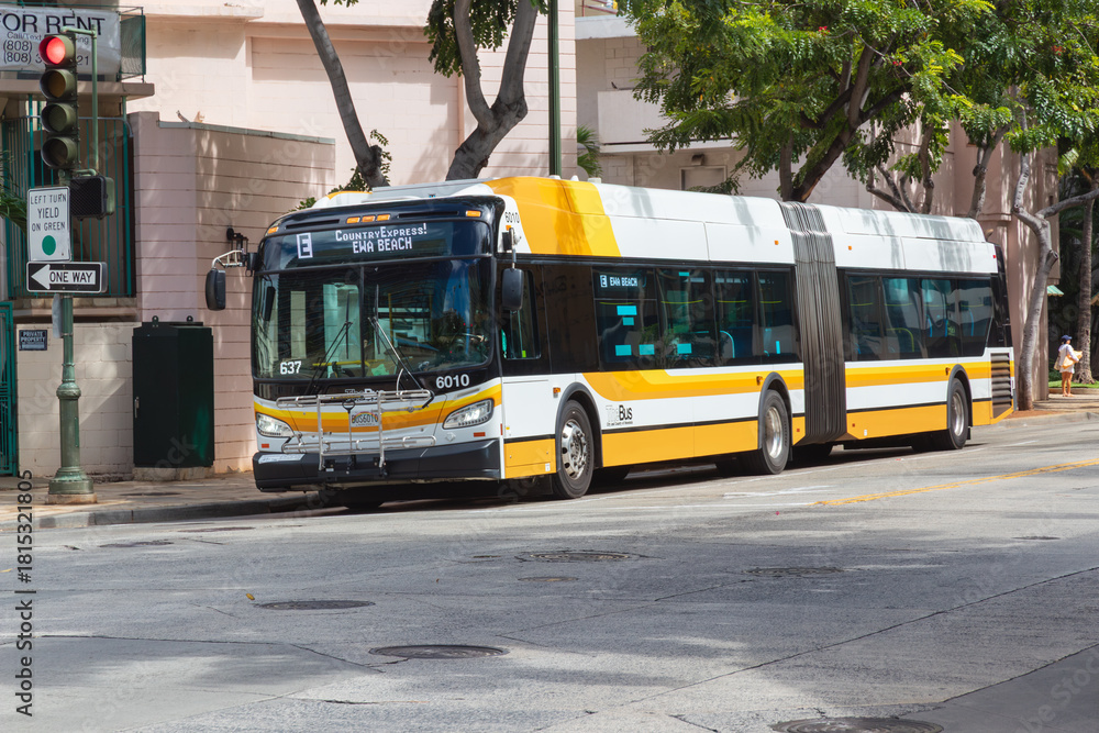 TheBus is the public bus transportation service on the island of Oahu ...