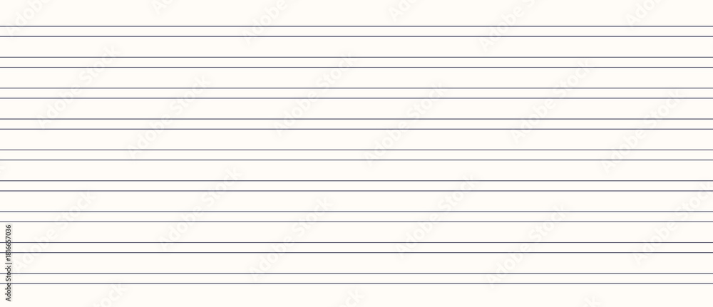 Minimalist lined paper background. Double ruled lines template for ...