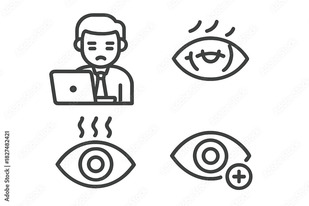 Eye strain, dry eyes, computer vision syndrome, and vision correction ...