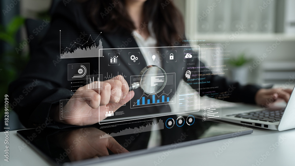 Data dashboard and analytics system supports business, analytics, and data insights through ...