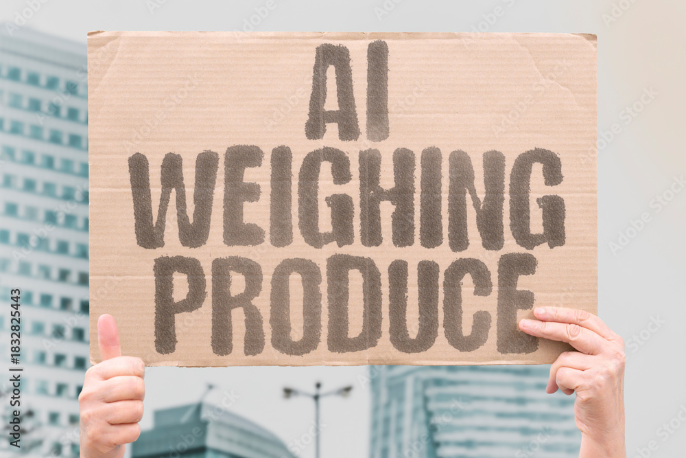 "AI Weighing Produce" Scanners identify items calculating prices at ...