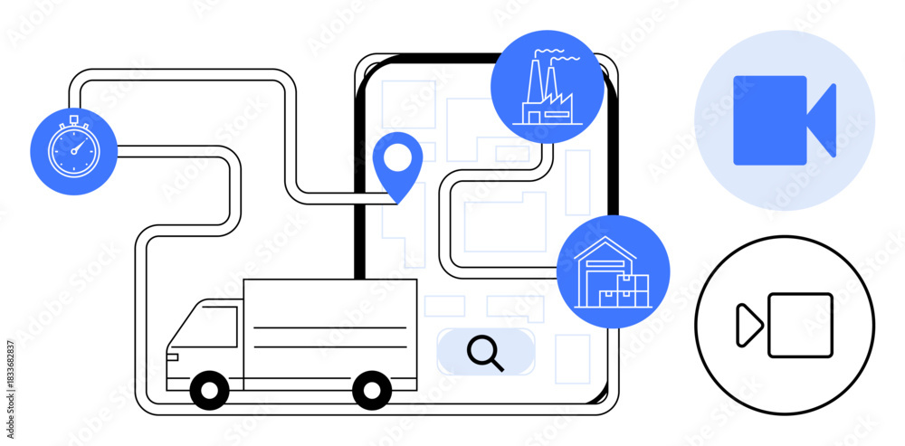 Logistics, delivery management, technology, supply chain, real-time ...