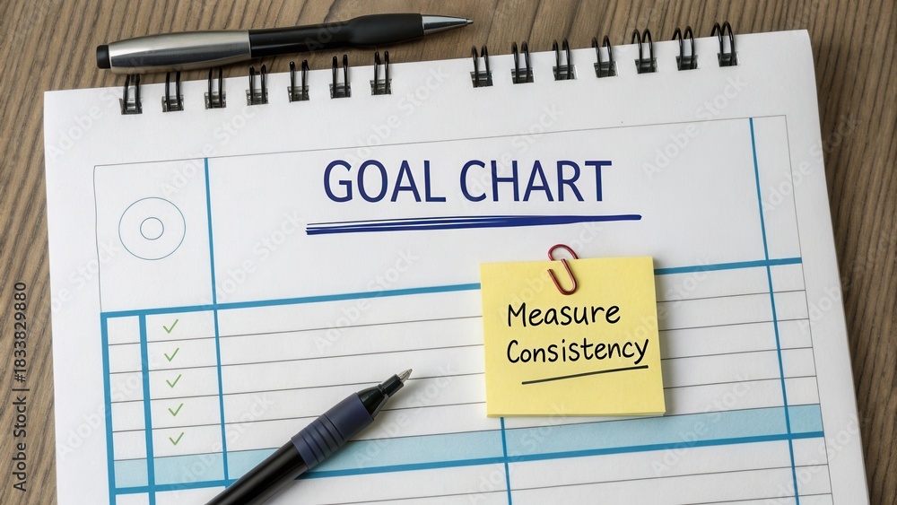 Goal Chart for Tracking Progress and Enhancing Consistency in Personal ...