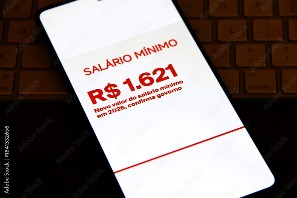 Valor do Salário Mínimo Brasileiro em 2026 - R$ 1.621,00 - Brazilian ...