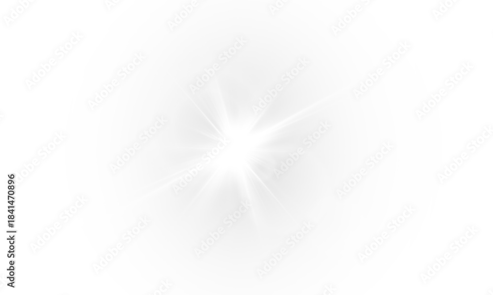 Yellow star flashed with sparkles sun isolated on white background ...