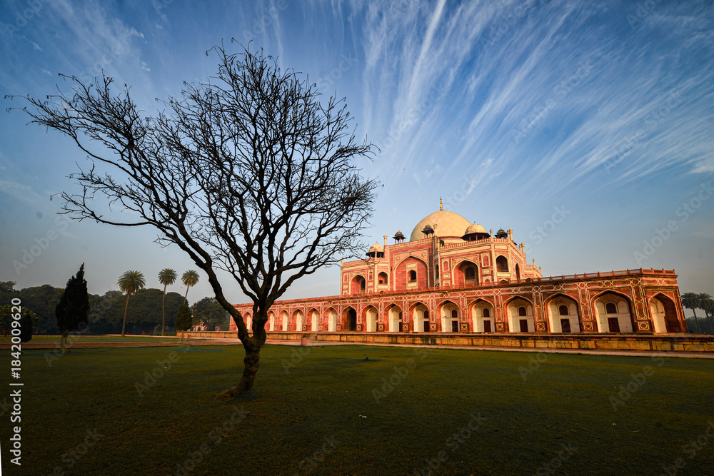 Humayun's Tomb in New Delhi, India. It is the tomb of Mughal Emperor ...