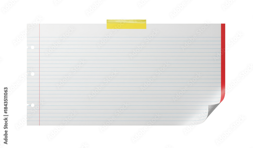 Memo page for handwritten instructions and project task tracking, lined ...