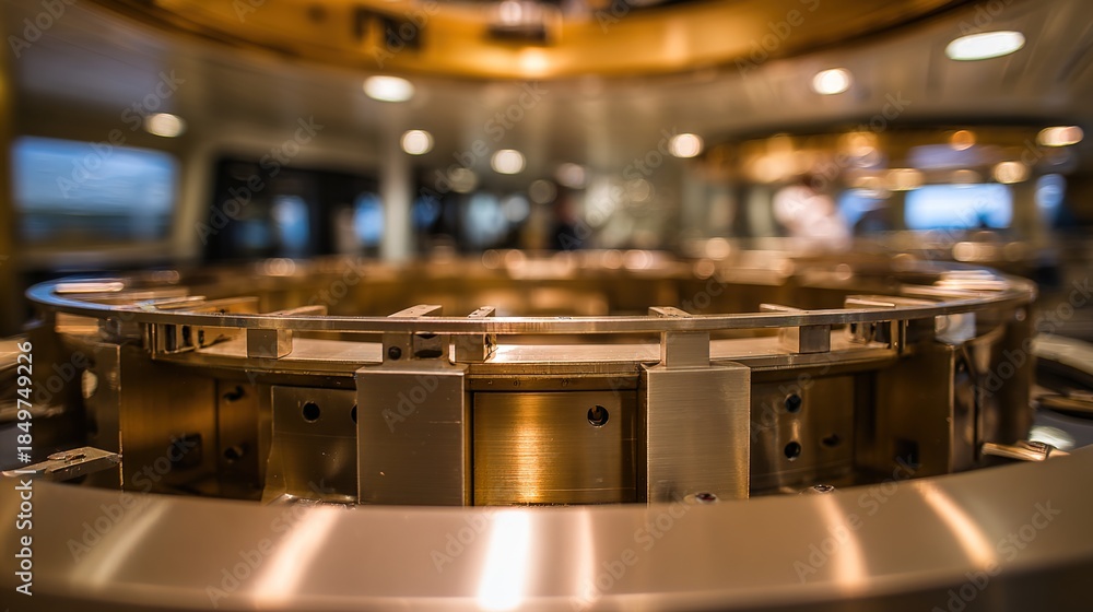 gyroscope. Gyroscope maintaining level inside a gently rocking ship's ...