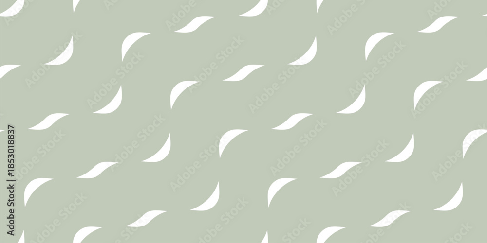 Vector minimalist geometric seamless pattern with small wavy shapes ...