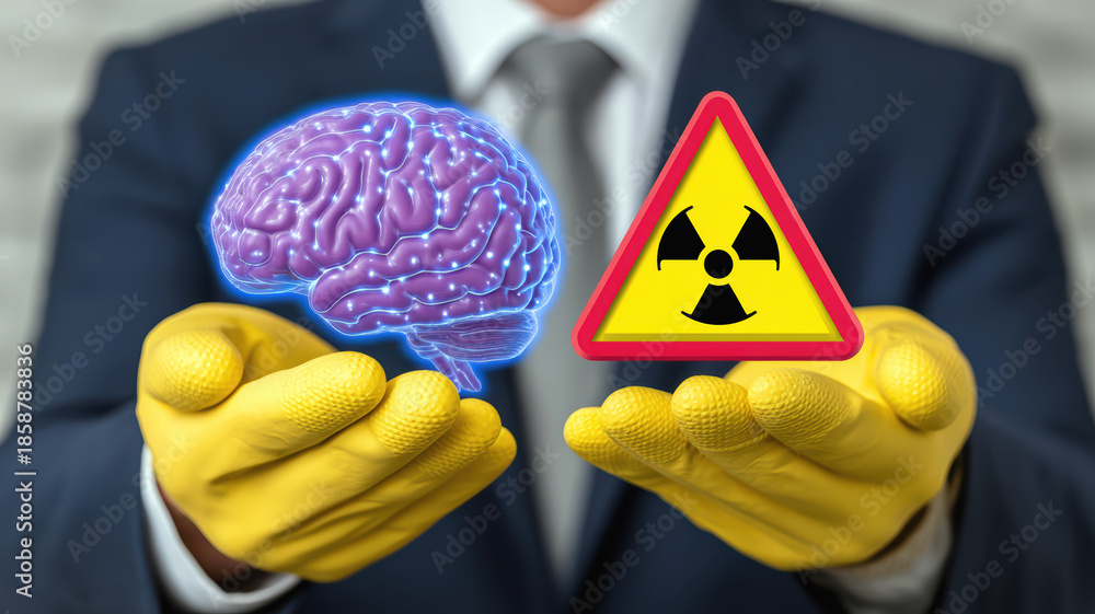 Photo Stock Professional in Suit Carefully Managing Dangerous ...