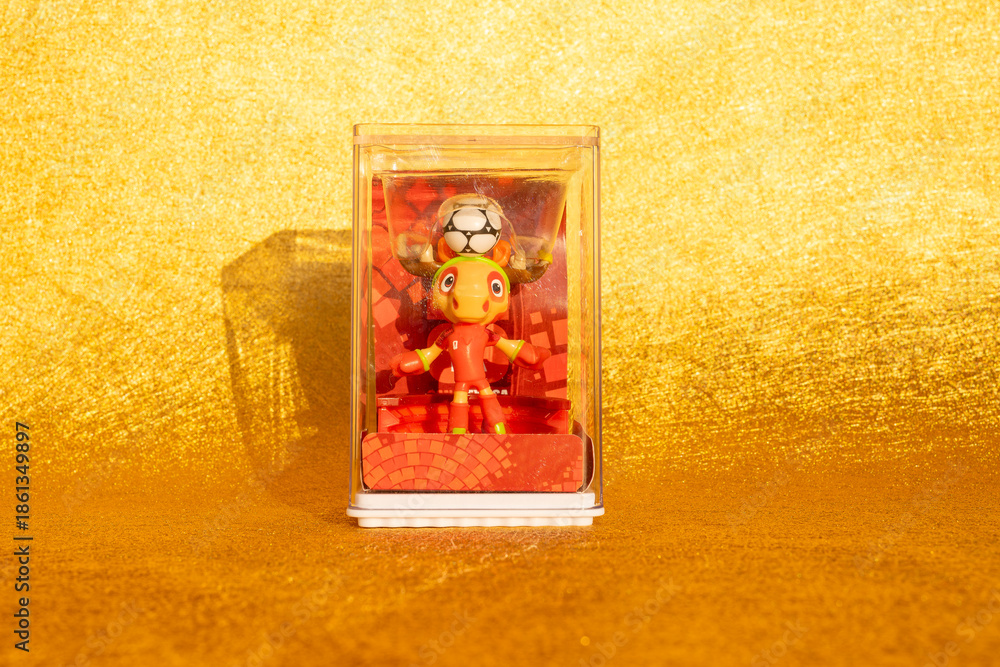 Photo Stock ZHONGSHAN China-December 15 2025: official mascots Maple ...