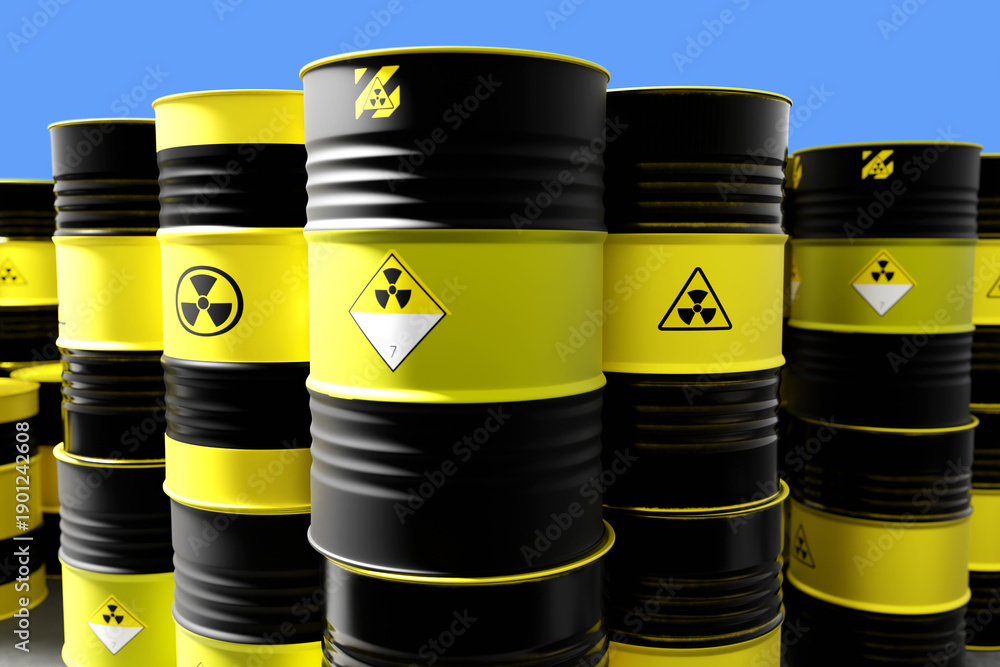 Illustration Stock Radioactive materials storage, Hazard control ...