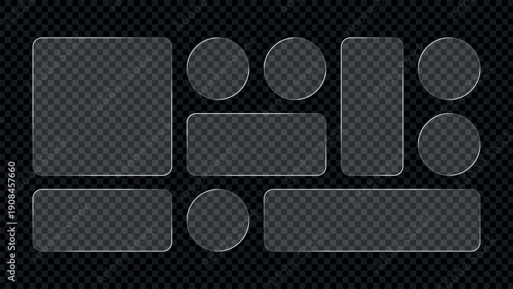 Futuristic UI Kit Glassmorphism Design with Liquid Glass Effect ...