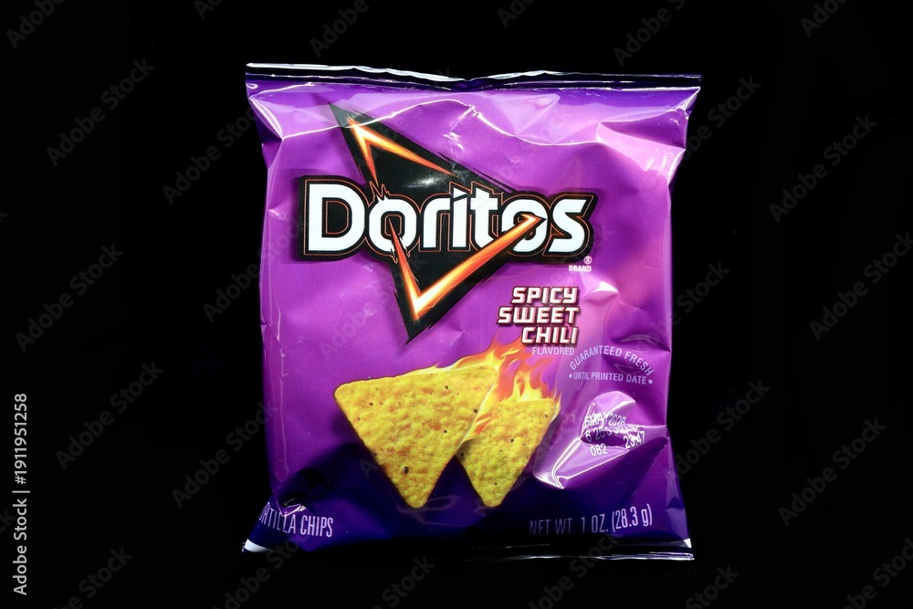 Foto de Stock Doritos Snack chips. Originated in 1966, Doritos became ...
