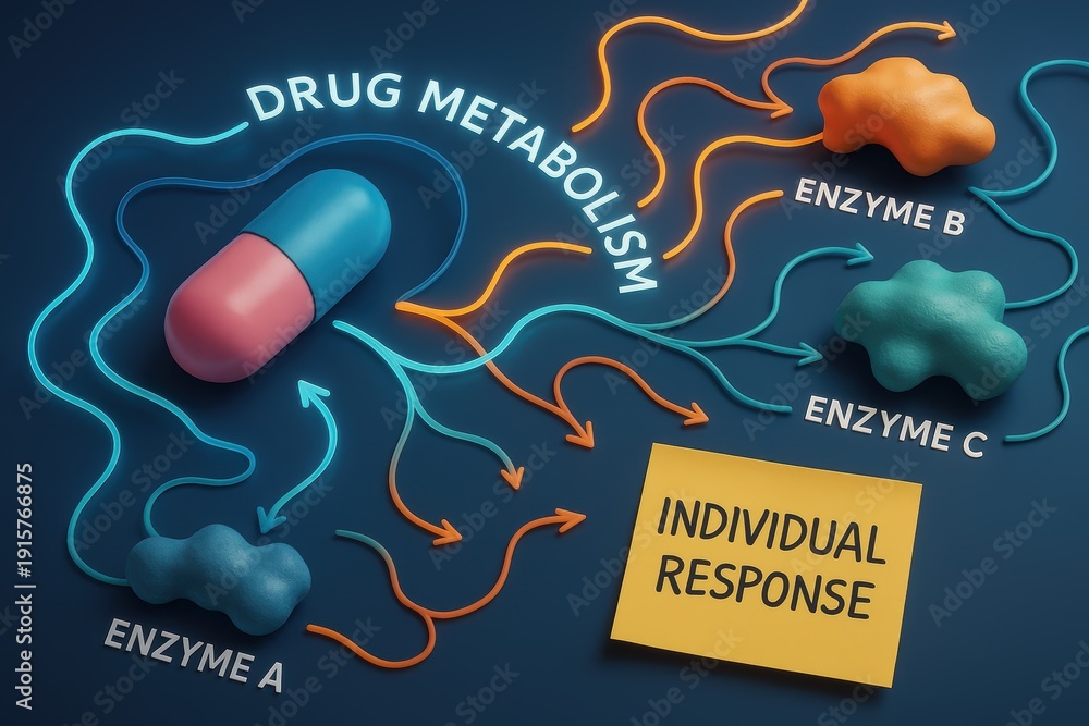 Drug metabolism pathways and individual response to enzymes in ...
