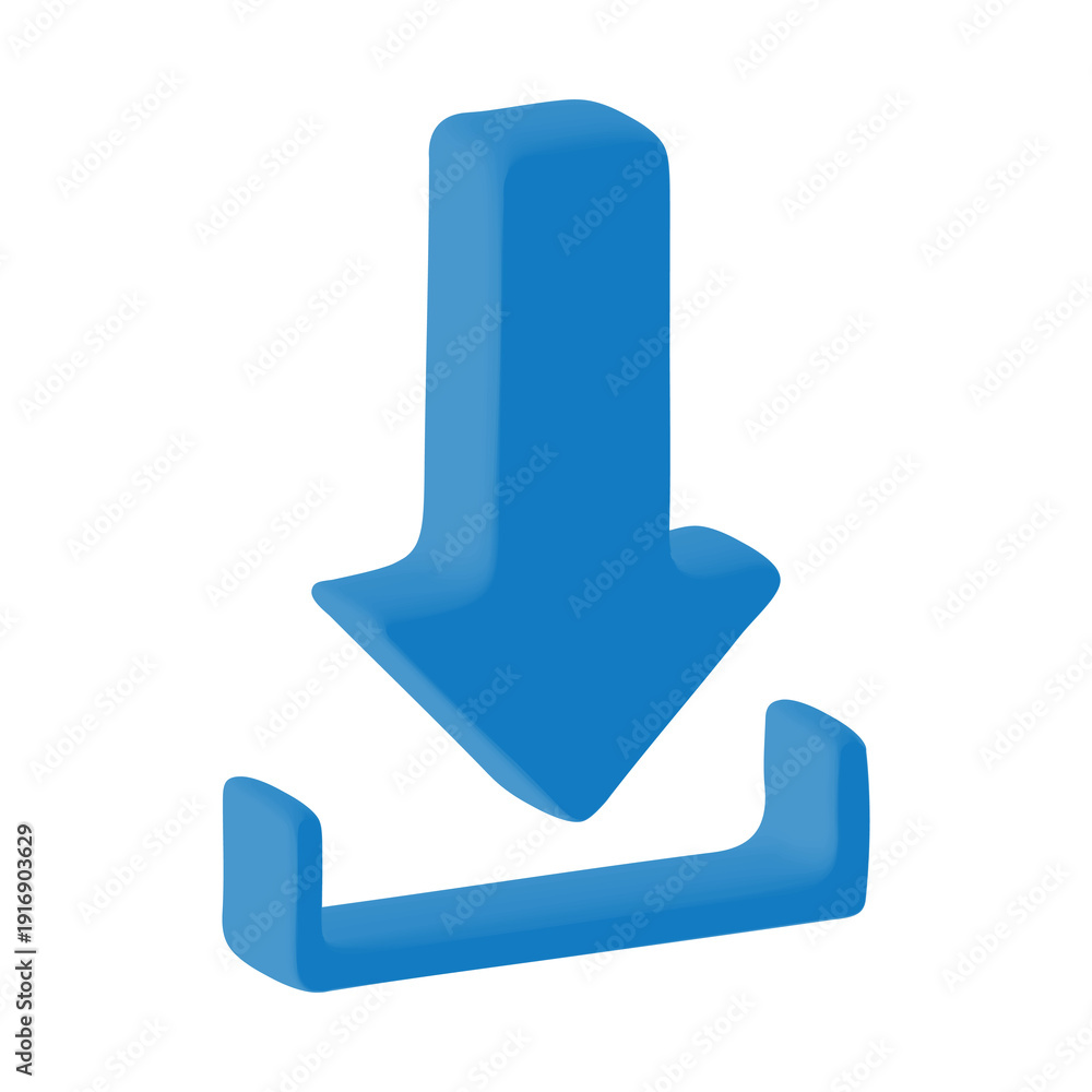 Blue 3D UI Icon Set | System, App, Security, Network & Business ...