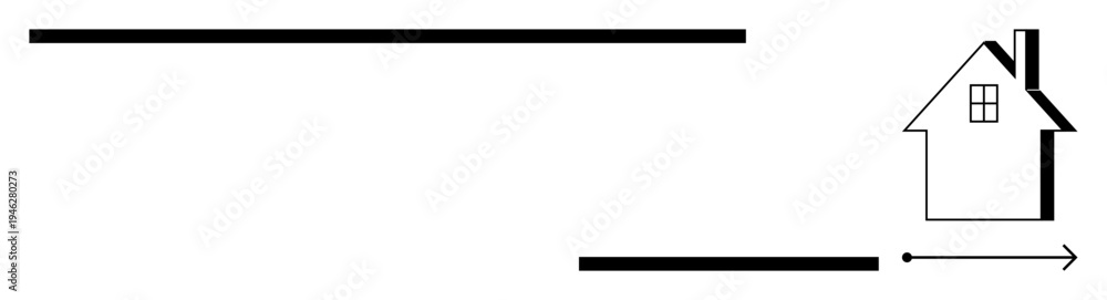 Real estate, home design, direction, navigation, movement, architecture ...
