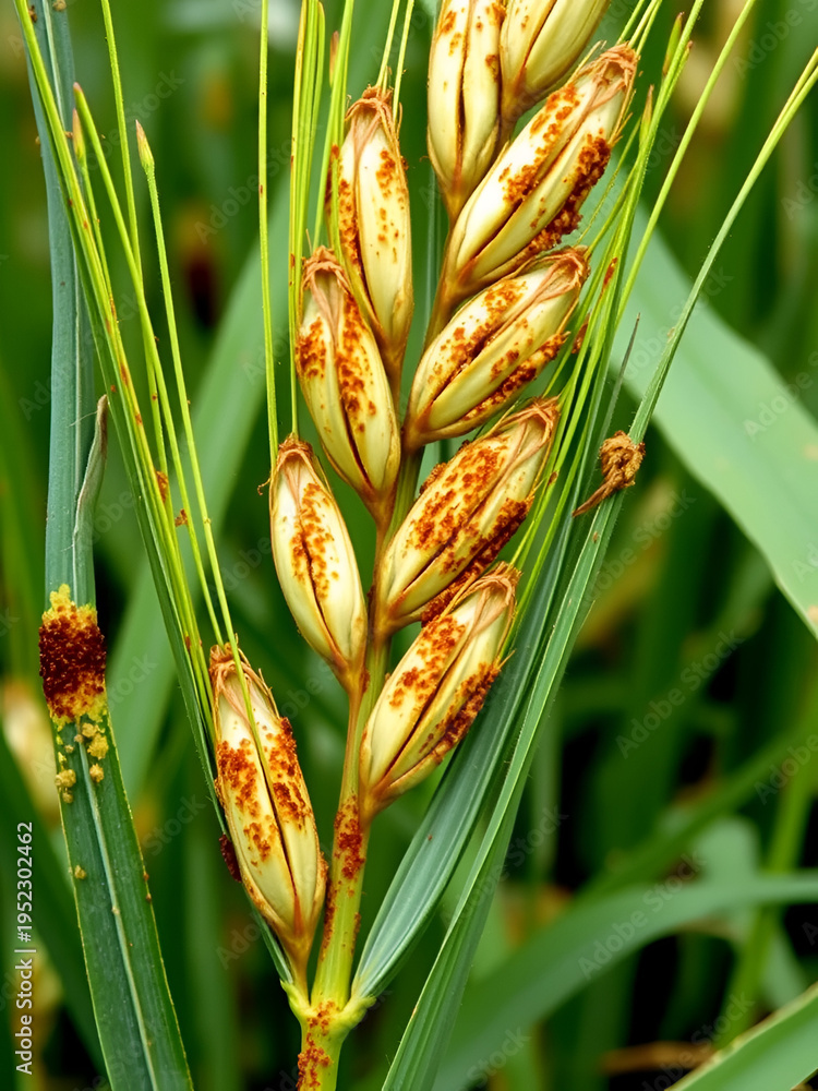 Stem rust, also known as cereal rust, black rust, red rust or red dust ...