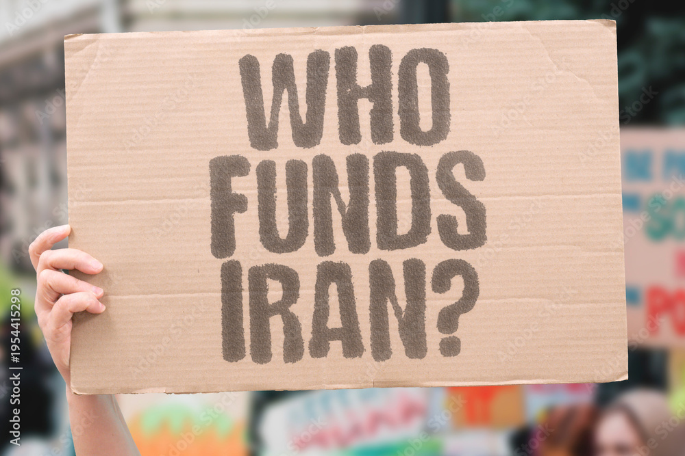 ภาพถ่าย Stock "Who Funds Iran?" Governments worldwide debate how ...