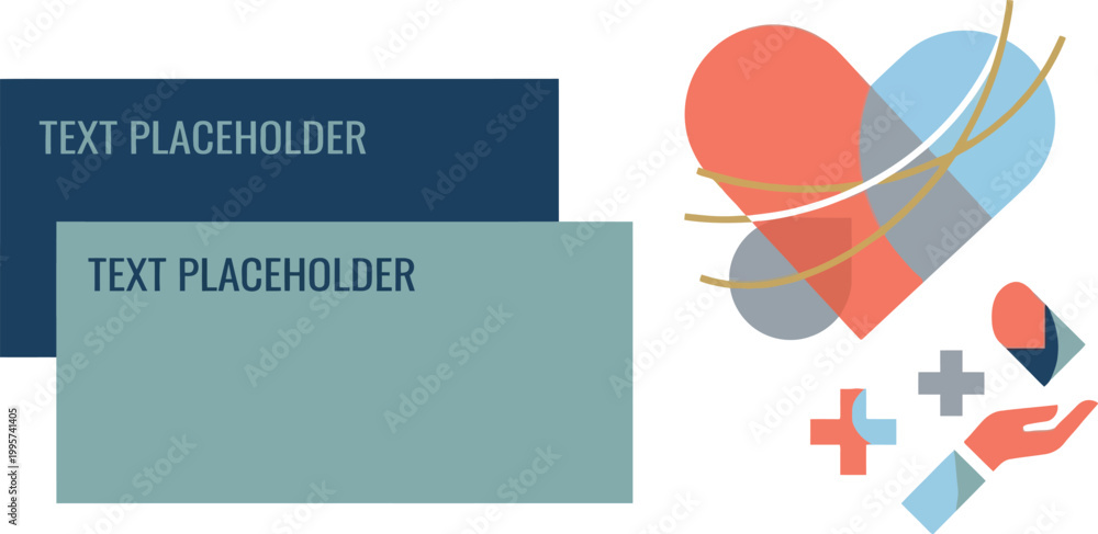 Medical icons and text boxes provide a professional layout for ...