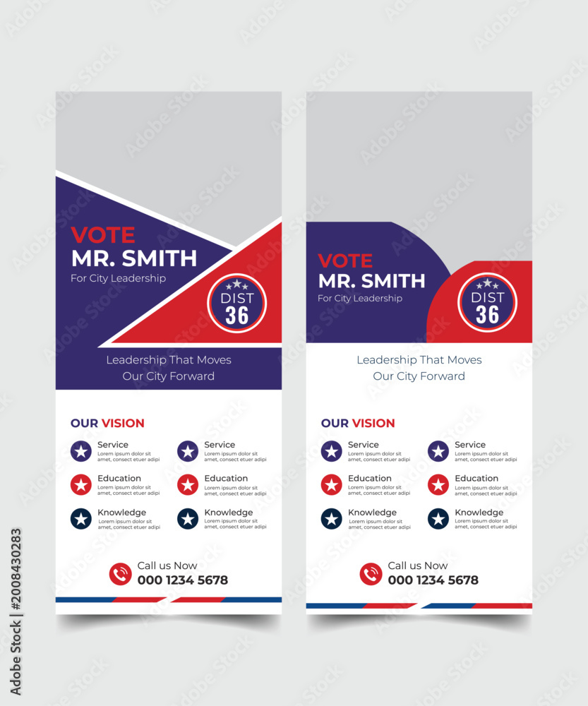 Professional Election Campaign Poster Design for Political ...