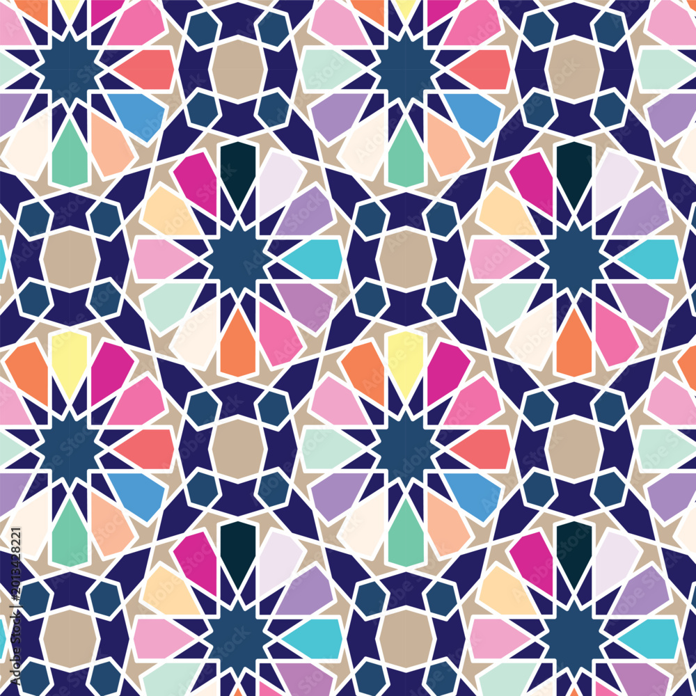 Islamic seamless pattern, Eid al Adha Mubarak Islamic festival ...