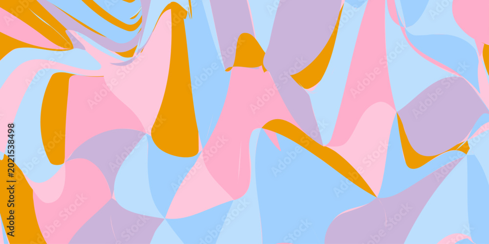Abstract liquid marble texture background with swirling pastel pink ...